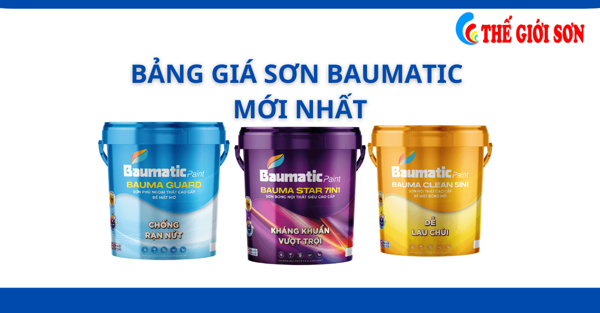 Bảng giá sơn Baumatic mới nhất 2026